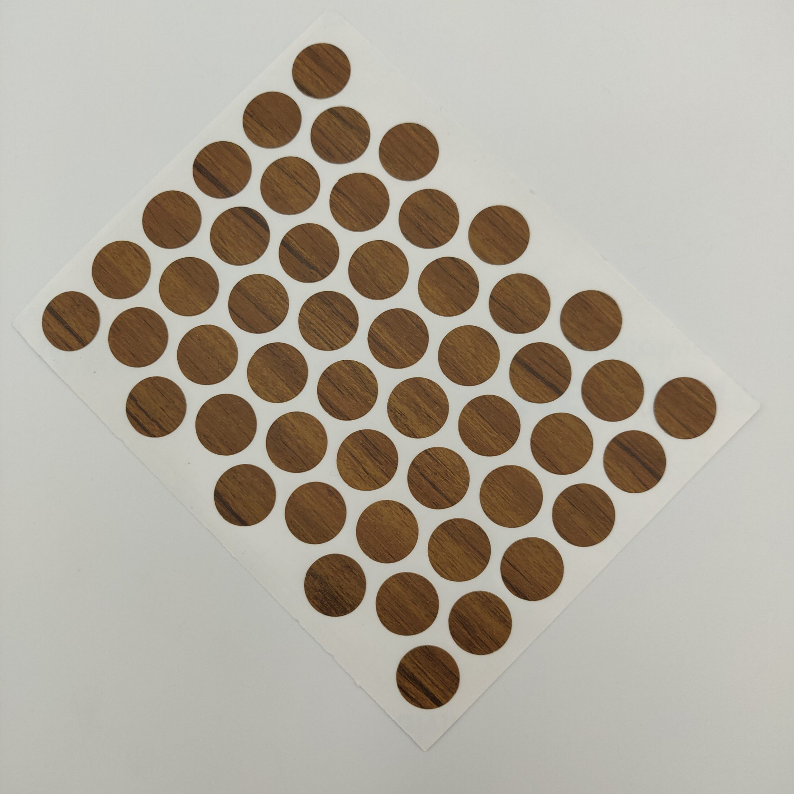 SHEET X 50pcs SCREW ADHESIVE COVER DIA.14mm ONEGA PORO (CANALETTO ...